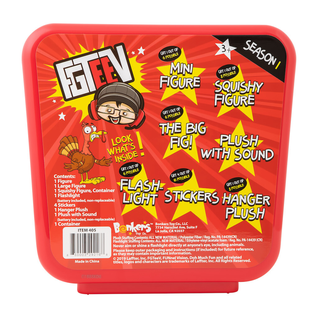 FGTeeV Large TV Set Blind Pack, Season 1, Collectibel Characters ...