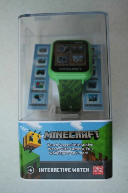 Minecraft MIN4045AZ Touchscreen Interactive Smart Watch - Green for ...