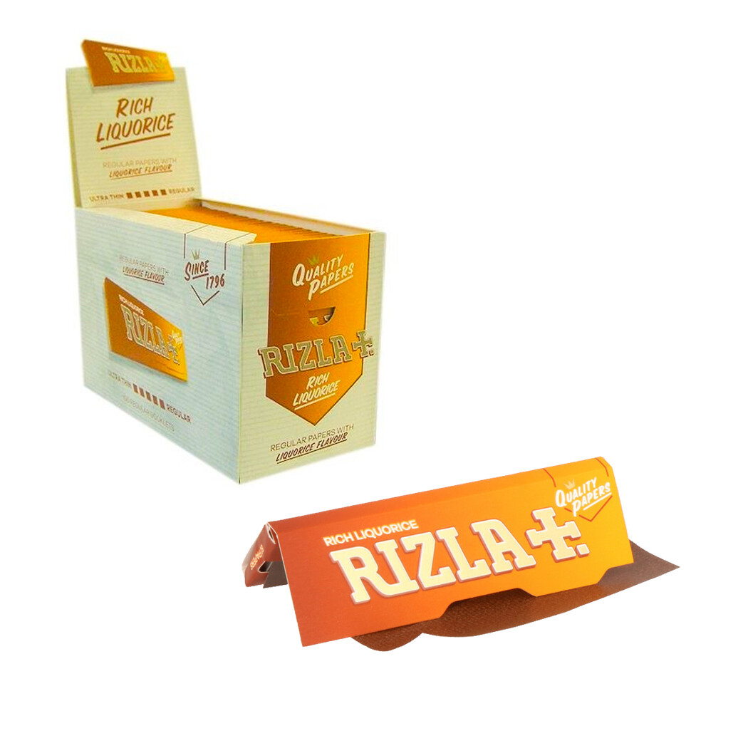 Rizla Rich Liquorice Rolling Papers Ultra Thin Qaulity Smoking Paper 5/ ...