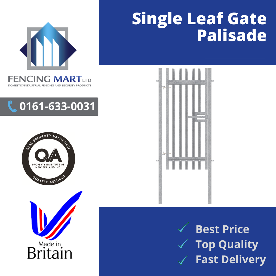 Palisade Single Leaf Pedestrian Gate 1.8m High x 1.2m | eBay UK