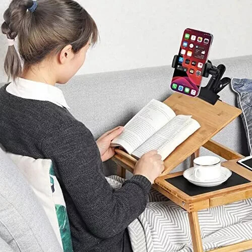 Clip Clamp Phone Holder for Desk/Table/Glass Door/Desktop | eBay