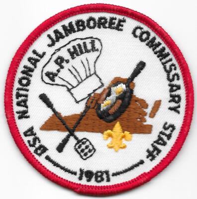 Commissary Staff Patch 1981 National Jamboree Boy Scouts of America BSA ...