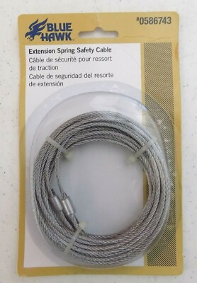 Blue Hawk ~ Extension Spring Safety Cable ~ #0586743 ~ Garage Door ...