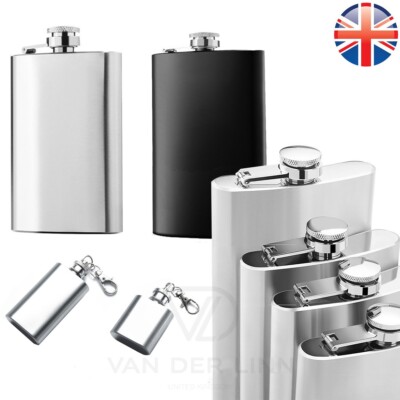 Van Der Linn Stainless Steel Portable Camping Barbecue Leak-Proof Hip ...