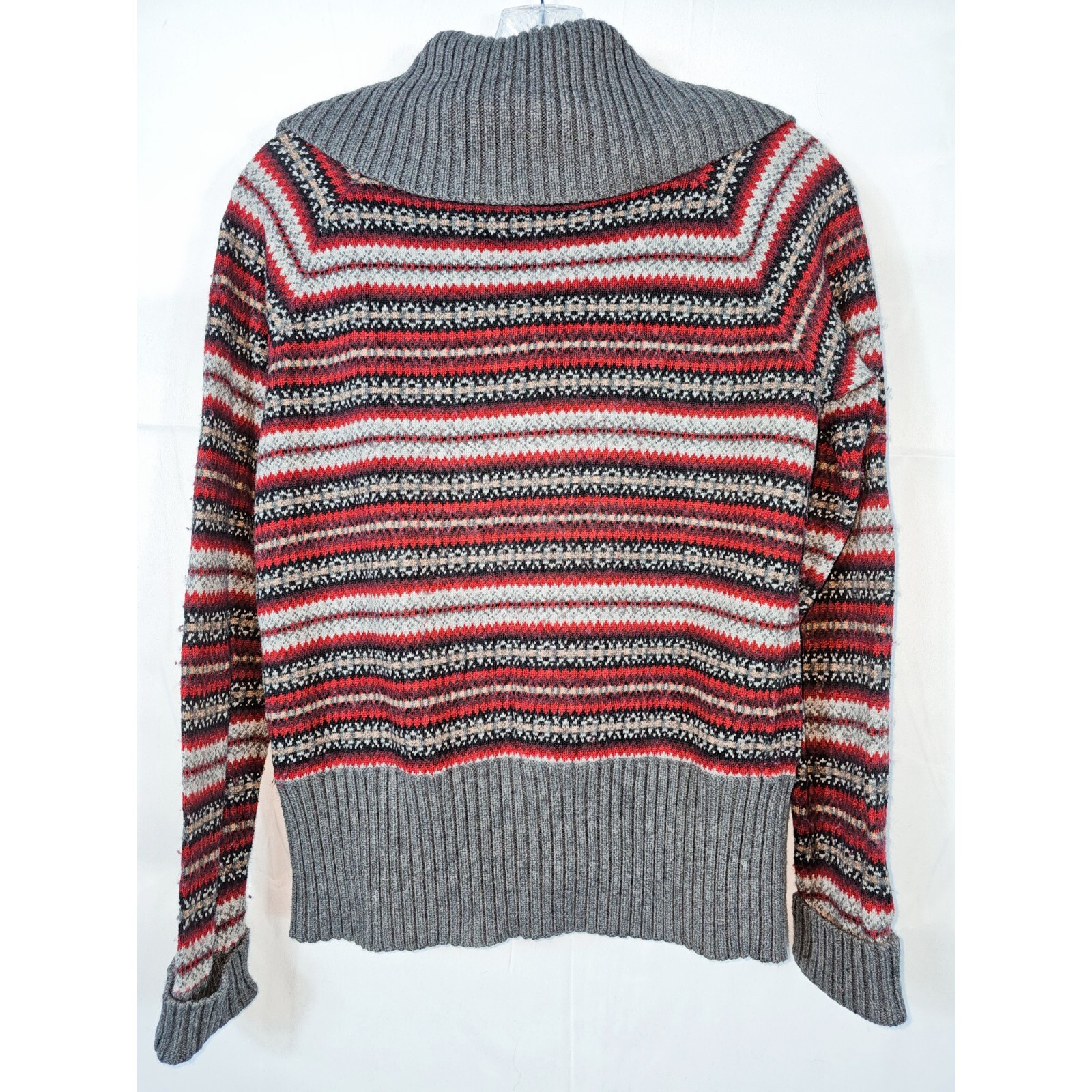 Eddie Bauer Angora Blend Fair Isle Button Cardigan Sw… - Gem