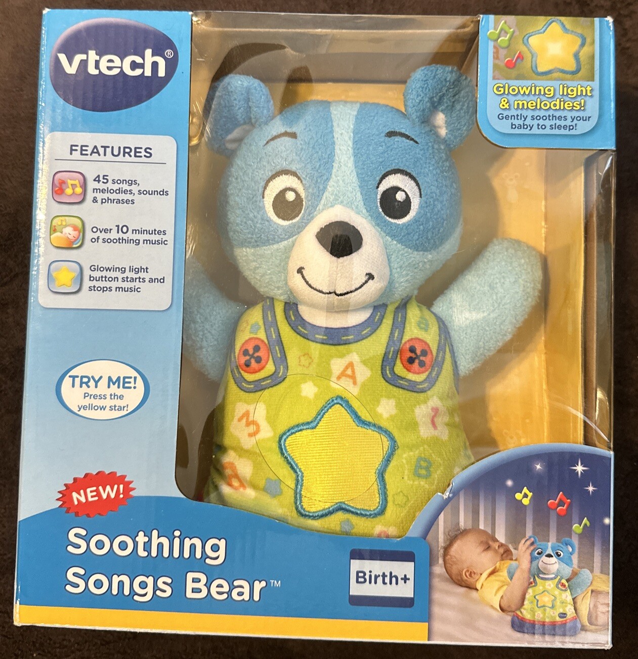 VTech Soothing Songs Bear Blue Brand New Sealed | eBay