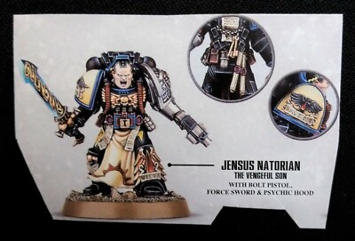 Librarian Space Marine Deathwatch Kill Team Cassius Blood Raven ...