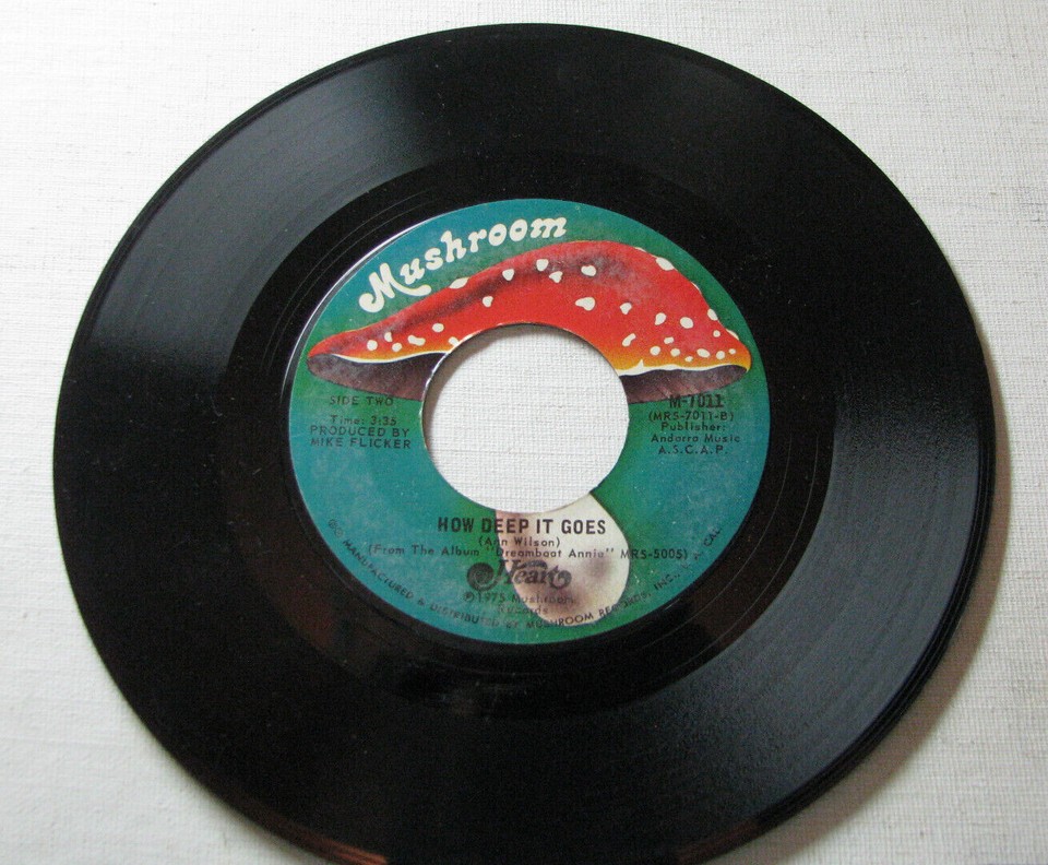45 RPM Single-- HEART: MAGIC MAN + HOW DEEP IT GOES | eBay