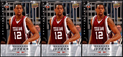 Upper Deck DeAndre Jordan (3) Card Lot - Blink and It’s Gone – Catch ...