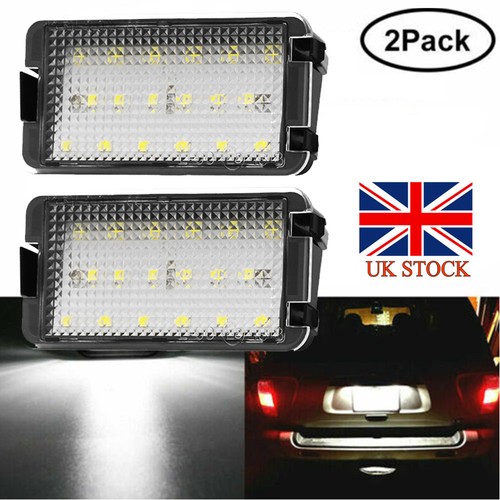 Pair 18 LED Number License Plate Light Fit for Seat Leon Mk1 (1M) 1999 ...