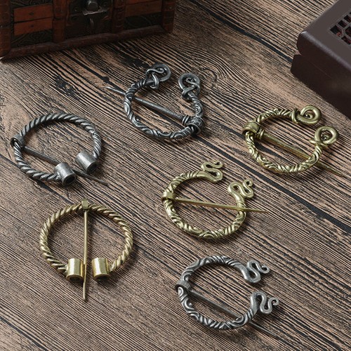 Viking Retro Brooch Penannular Pin Badge Brooch Scarf Clasp Cloak Pin ...