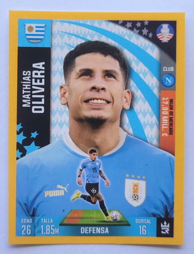 COPA AMERICA USA 2024 3R Sticker #149 MATHIAS OLIVERA Uruguay Soccer ...