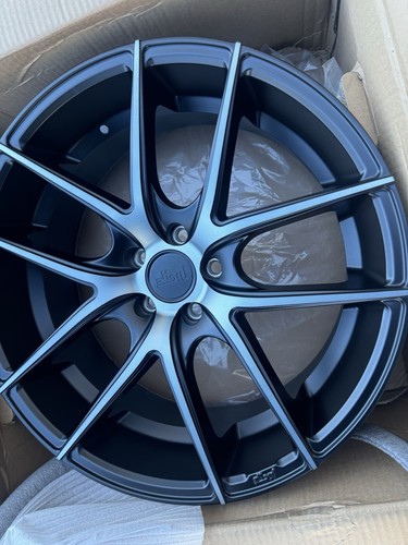 (4) Niche M130 Targa Matte Black Wheels with Machined DDT 5x108 ...