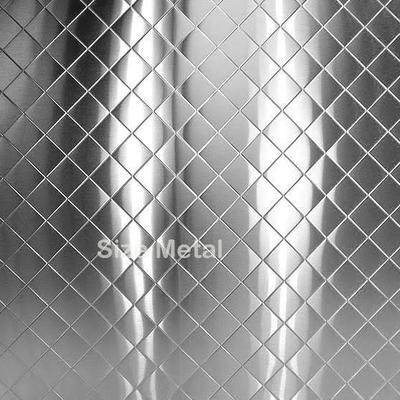 Food Truck & Restaurant Chrome Quilted Stainless Steel Wall Panel, 24Ga ...