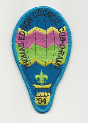 THOMAS EDISON COUNCIL / 1994 CUB o RAMA patch - Boy Scout BSA JE/B-11 ...