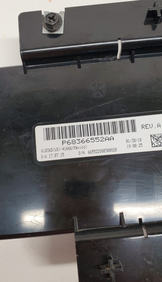 2013-2018 DODGE RAM 1500 2500 HVAC A/C HEATER CONTROL MODULE ...