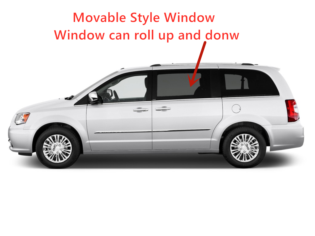 Fit Dodge Grand Caravan VW. Routan Driver Left Sliding Door Window ...
