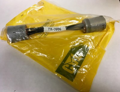 Genuine OEM CAT Caterpillar 6 PIN Cable Adapter Truck Engine 7X1686 ...