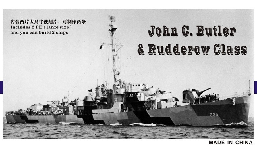 FS700003 1/700 USS John C. Butler Class & Rudderow Class Destroyer ...