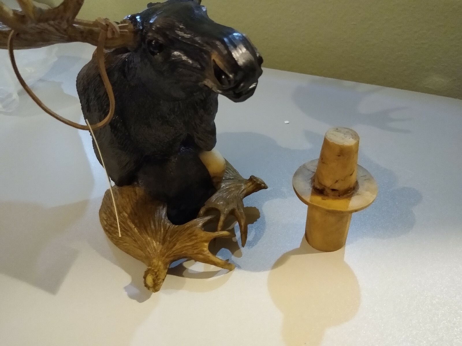 Buckhorn Pine Tree Topper Moose Figurine Or Christmas Tree Topper ...