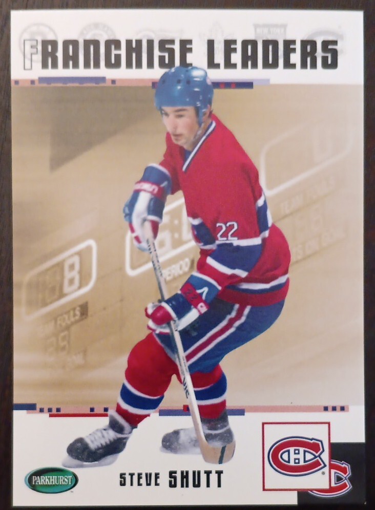 2003 - 2004 Parkhurst Steve Shutt Original Six Canadiens #96 Hockey ...