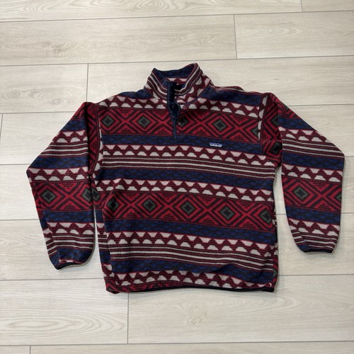 Vintage Patagonia Synchilla Fall 96 Pullover Aztec Striped Fleece ...