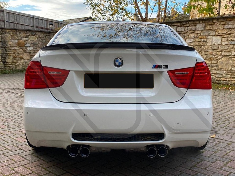BMW 3 SERIES E90 M3 SALOON PERFORMANCE STYLE BOOT TRUNK SPOILER GLOSS ...
