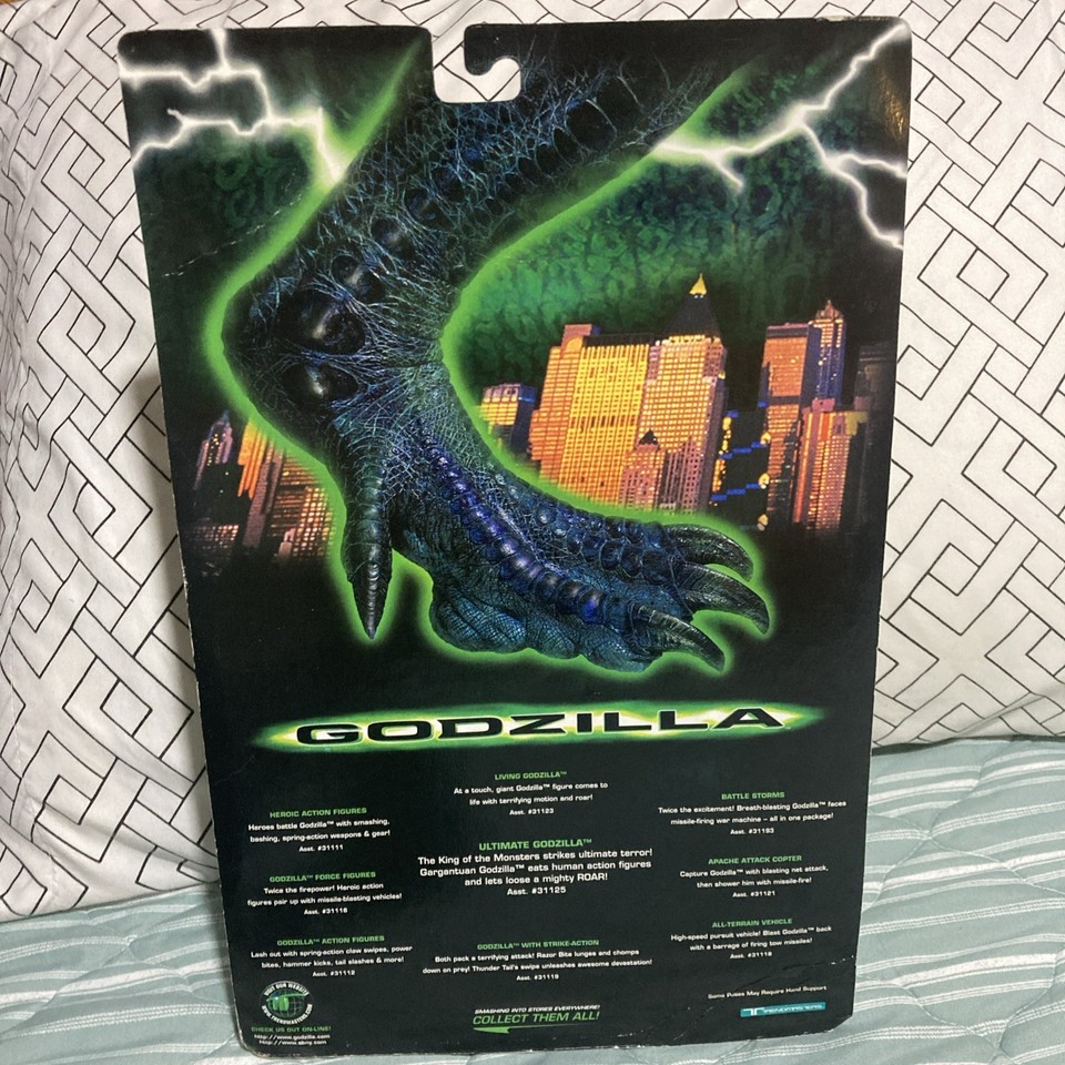 Godzilla nuclear strike zilla 98 trendmaster kaiju toy monster toho ...