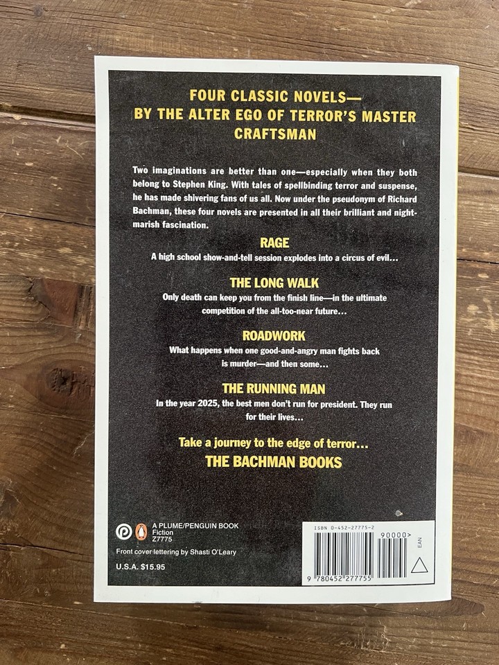 THE BACHMAN BOOKS, Stephen King, New Trade Paperback, 1st Edition | eBay