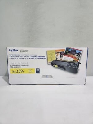 Brother TN-339 Yellow Extra High Yield Toner Cartridge TN339Y | eBay