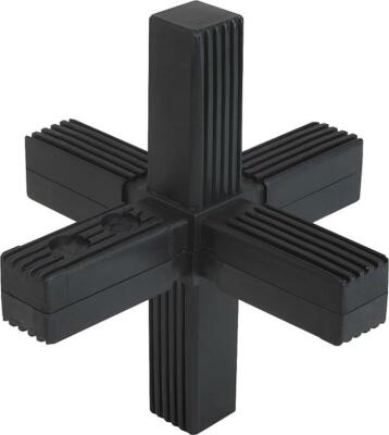 CONNECTOR FOR SQUARE TUBE 6 WAY JOINT FITTING PIPE PROFILE PLASTIC 20 ...