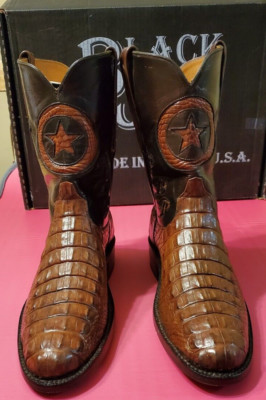 Black Jack Alligator Hornback Roper Boots | eBay