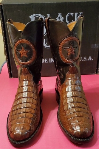Black Jack Alligator Hornback Roper Boots | eBay