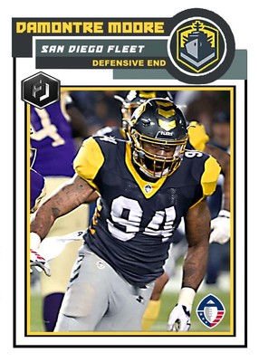 ACEO DAMONTRE MOORE SAN DIEGO FLEET CUSTOM HAND MADE CARD AAF | eBay