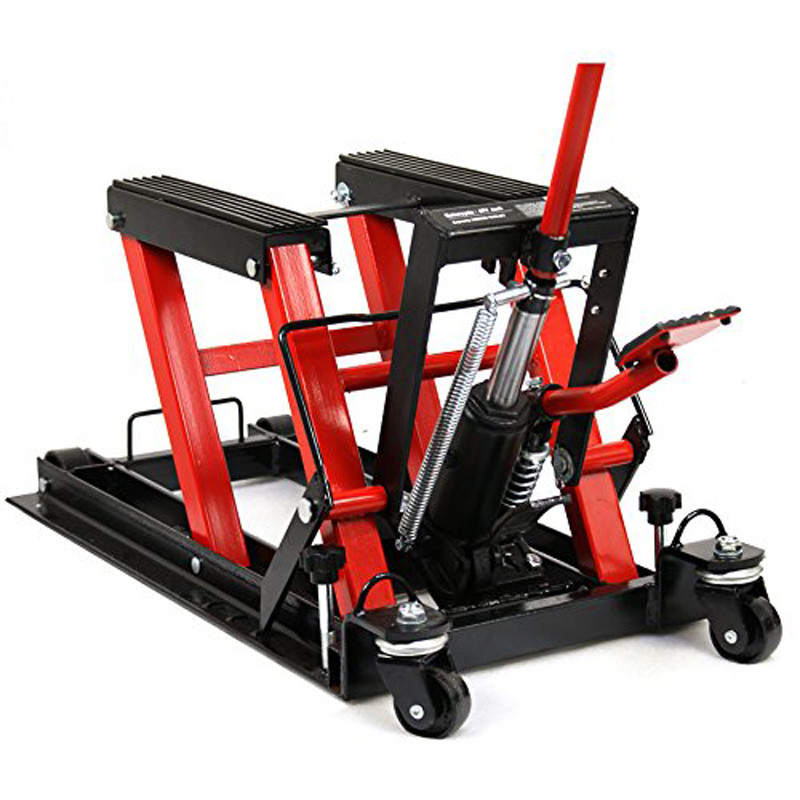Motorcycle Workbench Lift Jack 1500lb 680kg Hydraulic ATV Stand Table ...