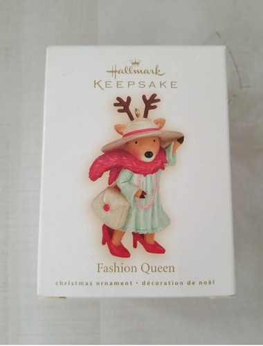 Hallmark: Fashion Queen - Reindeer - 2009 Keepsake Ornament | eBay