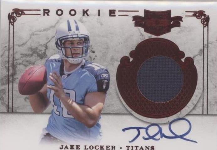 2011 Panini Plates & Patches - RPS Rookie Jersey Autograph Jake Locker ...