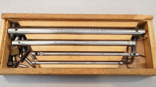 Armstrong Boring Bar Set for South Bend Lathe, Atlas, Logan. Nice set ...