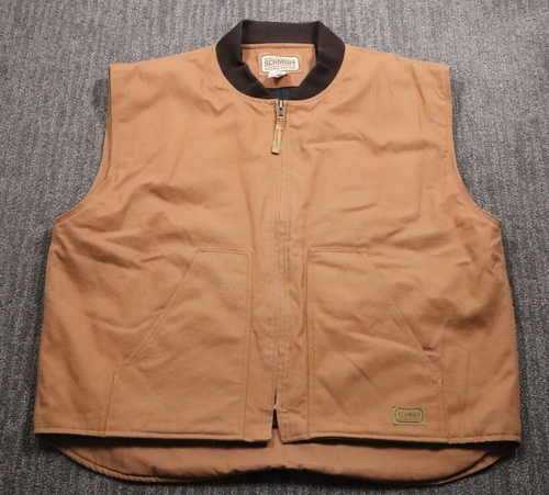 C.E. Schmidt Workwear Vintage Insulated Full Zip Quilted Vest Outdoor ...
