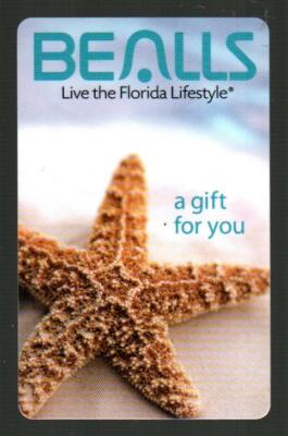 BEALLS Starfish on Beach ( 2008 ) Gift Card ( $0 ) | eBay