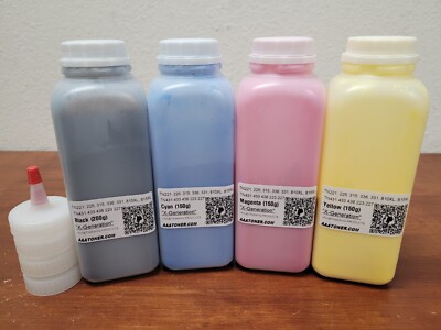 (200g/150g) 4 Color Toner Refill for Brother TN229, TN225, TN227, TN227 ...