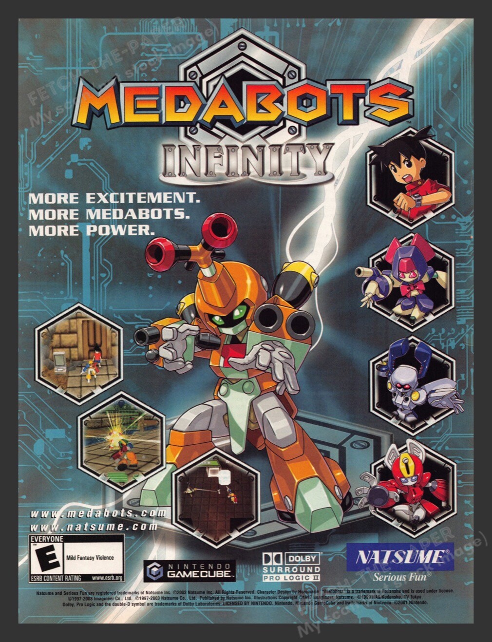 2004 Medabots: Infinity Video Game Print Advertisement | eBay