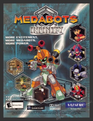 2004 Medabots: Infinity Video Game Print Advertisement | eBay