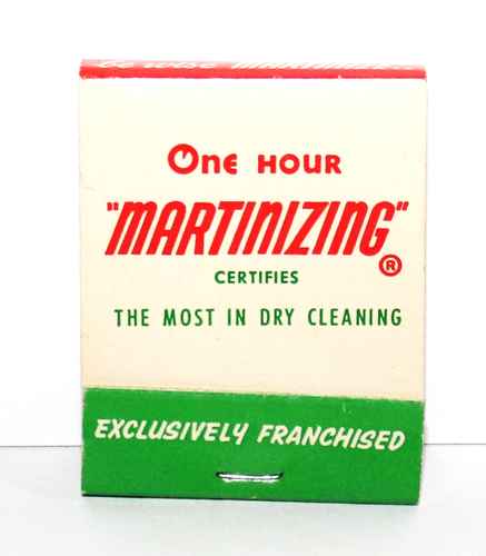 One Hour Martinizing Dry Cleaning Matchbook ME1 | eBay