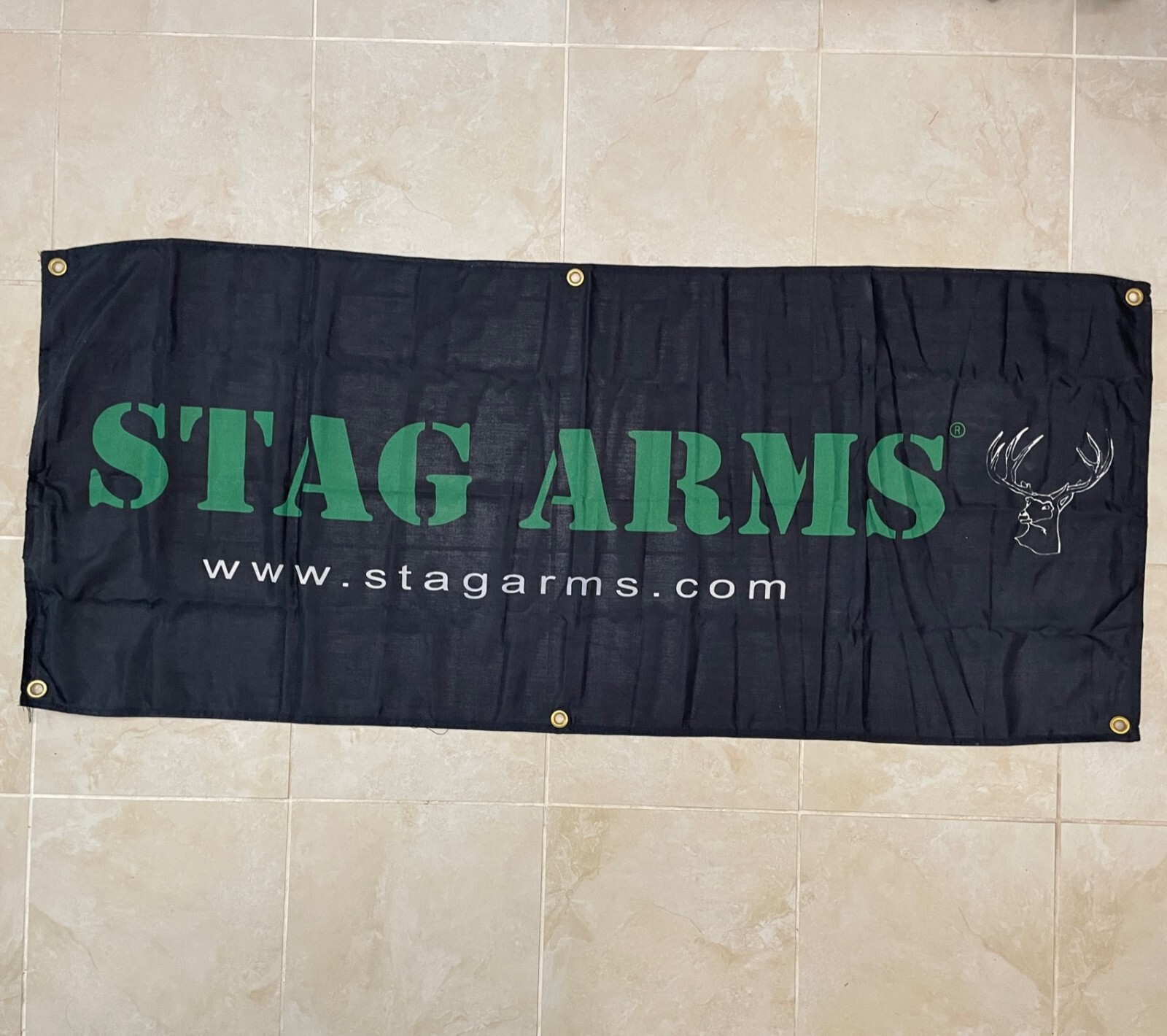STAG ARMS Cloth Banner with Grommets | eBay