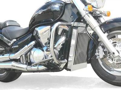 Cooler Cover Spaan Chrome-Plated for Suzuki Intruder C1800 –VL1800 ...