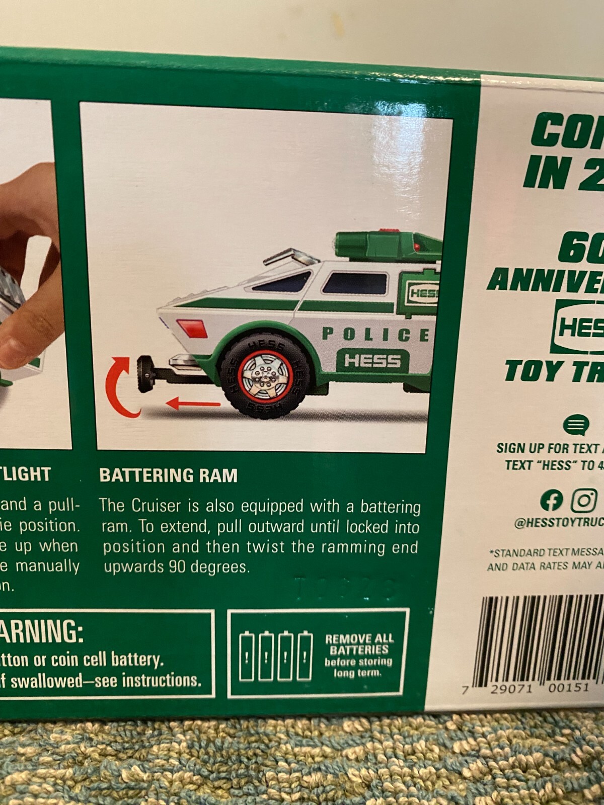 Hess 23 Hess Police Truck & Cruiser in its original box w/LED-lights ...