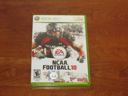 NCAA Football 10 Xbox 360 CIB *TESTED WORKING College Football Video ...