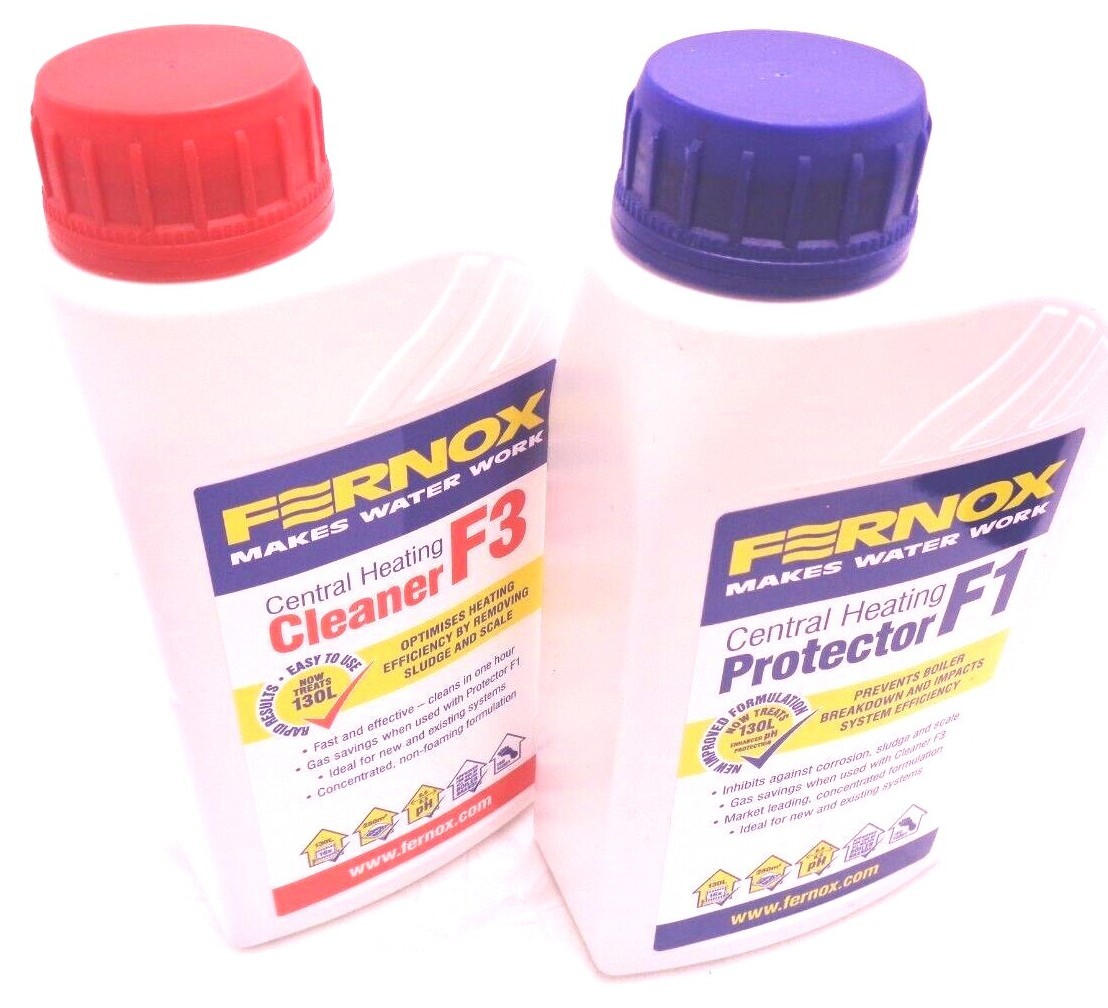Fernox F1 / F3 Central Heating Cleaning Protector Cleaner 500ml - Brand ...