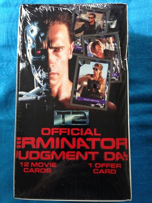 T2 Official Terminator 2 Judgement Day Trading Cards Box - Factory ...